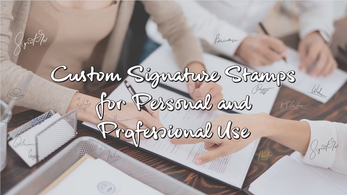 Create Your Own Unique Signature Stamps Today! – Creative Rubber Stamps